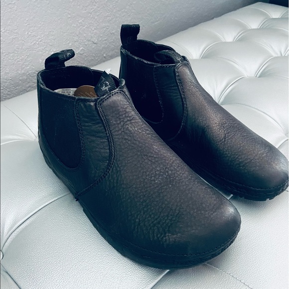 Otz Shoes | Shoes | New Otz Shoes Paso Leather Black Boots Booties | Poshmark